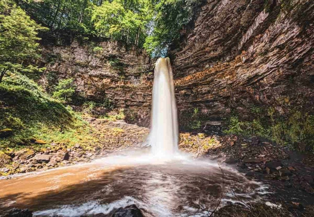 Hardraw Force: Visiting England's Tallest Unbroken Waterfall | BaldHiker