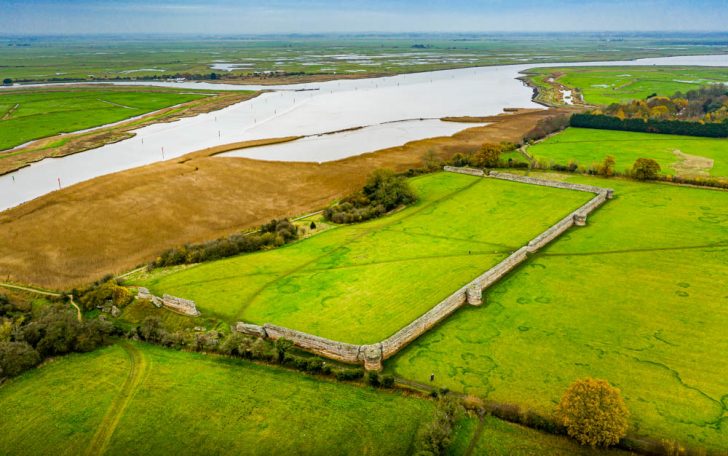 The Roman Saxon Shore Fort of Burgh Castle, Norfolk | BaldHiker
