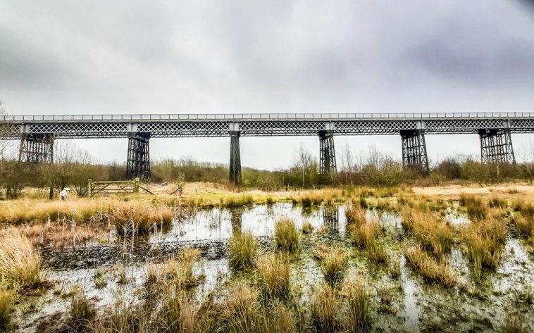 A Walk Beside and Over Bennerley Viaduct in Erewash Valley | BaldHiker
