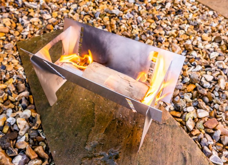 Fire Trough Stove By Richard Outdoors - Flat Pack Flexibility | BaldHiker
