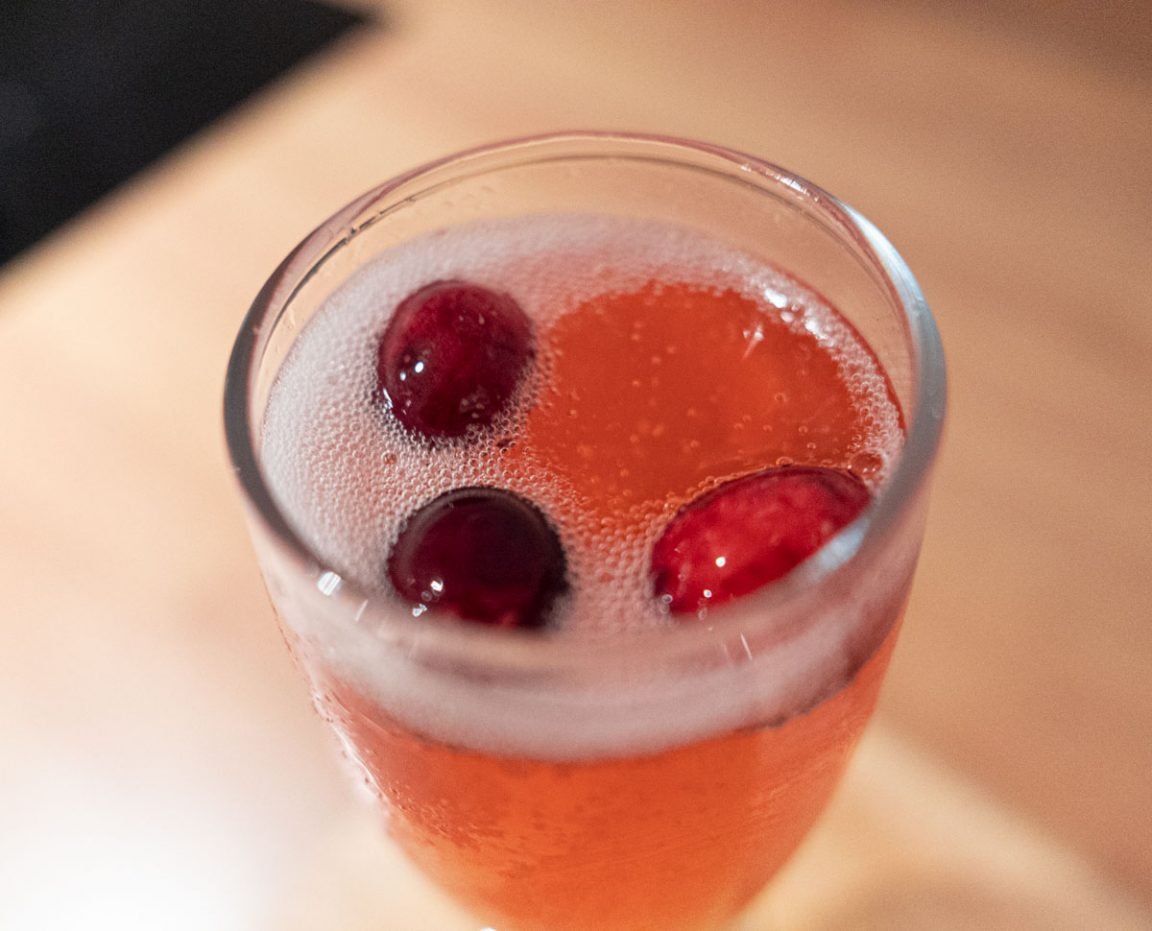 A Christmas Festive Fizz Cocktail Recipe | BaldHiker