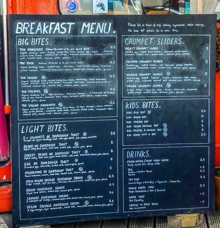 Breakfast At The Bus Cafe In Margate | BaldHiker