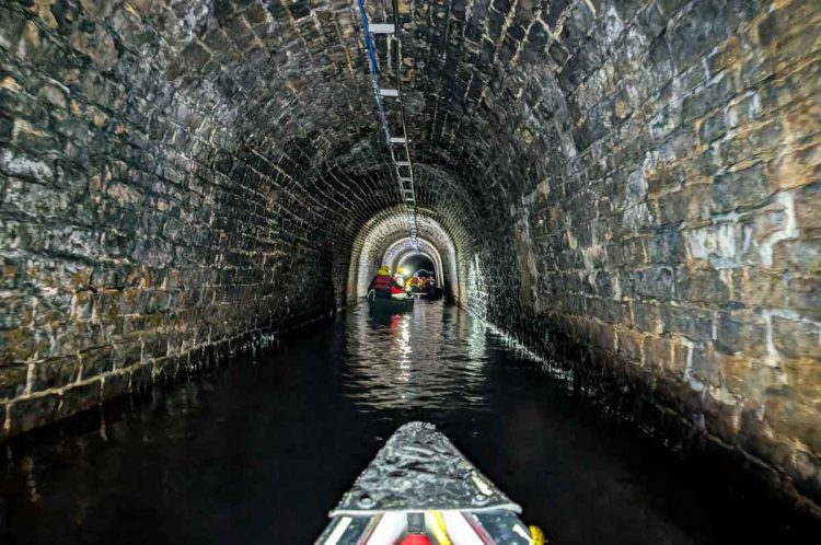 Canoeing Through Standedge Tunnel, The Longest, Highest, Deepest Canal ...