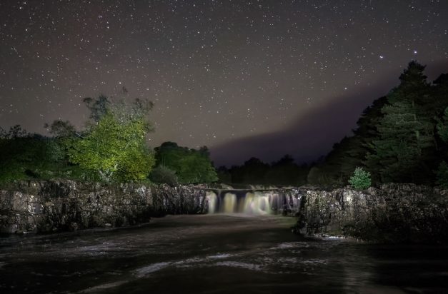 Stargazing and Photos at Low and High Force, Durham | BaldHiker